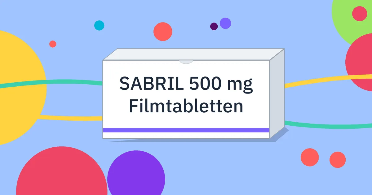 Symbolbild: Packung mit der Aufschrift SABRIL 500 mg Filmtabletten (PZN 08600188) – Verfügbarkeit und Bezug in Apotheken in Frankfurt am Main