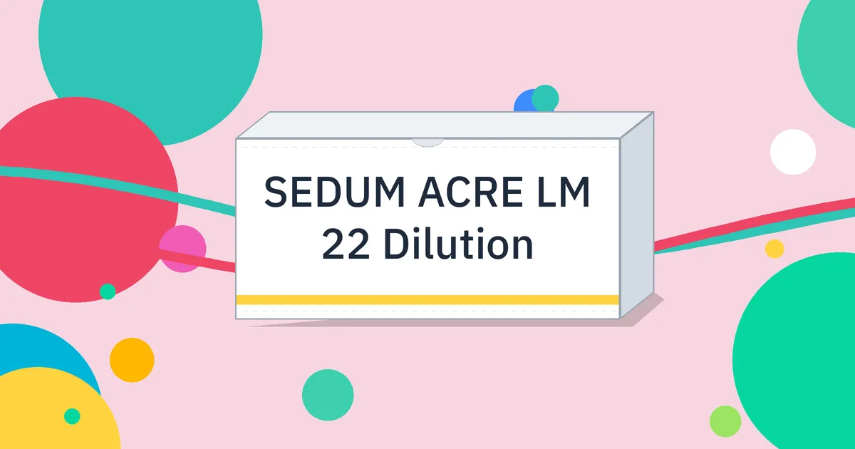 Symbolbild: Packung mit der Aufschrift SEDUM ACRE LM 22 Dilution (PZN 13692258) – Verfügbarkeit und Bezug in Apotheken in Frankfurt am Main