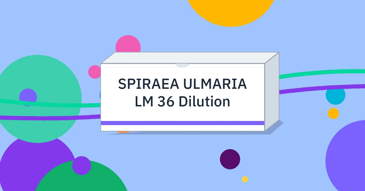 Symbolbild: Packung mit der Aufschrift SPIRAEA ULMARIA LM 36 Dilution (PZN 13196298) – Verfügbarkeit und Bezug in Apotheken in Frankfurt am Main