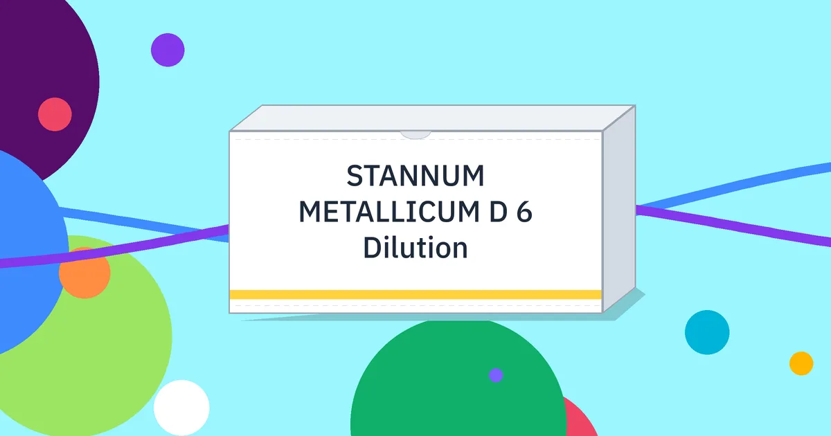 Symbolbild: Packung mit der Aufschrift STANNUM METALLICUM D 6 Dilution (PZN 02931754) – Verfügbarkeit und Bezug in Apotheken in Frankfurt am Main