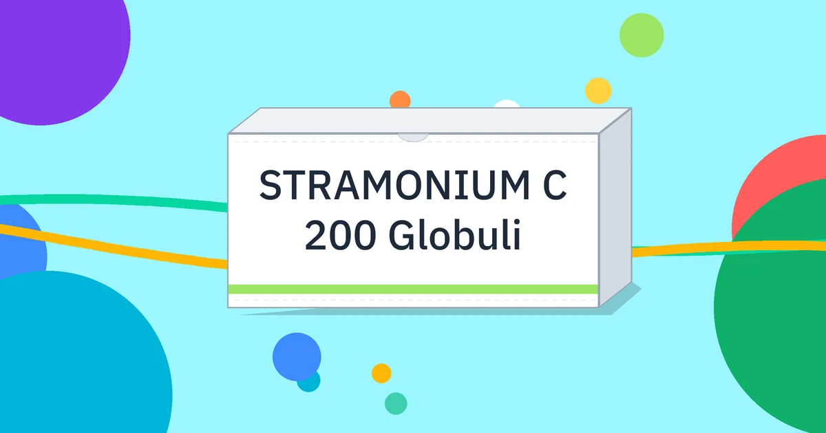 Symbolbild: Packung mit der Aufschrift STRAMONIUM C 200 Globuli (PZN 04238218) – Verfügbarkeit und Bezug in Apotheken in Frankfurt am Main