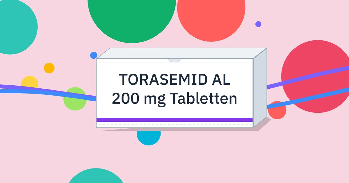 Symbolbild: Packung mit der Aufschrift TORASEMID AL 200 mg Tabletten (PZN 04992978) – Verfügbarkeit und Bezug in Apotheken in Frankfurt am Main