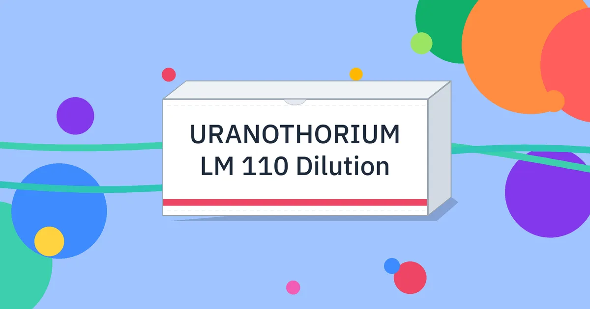 Symbolbild: Packung mit der Aufschrift URANOTHORIUM LM 110 Dilution (PZN 13257060) – Verfügbarkeit und Bezug in Apotheken in Frankfurt am Main