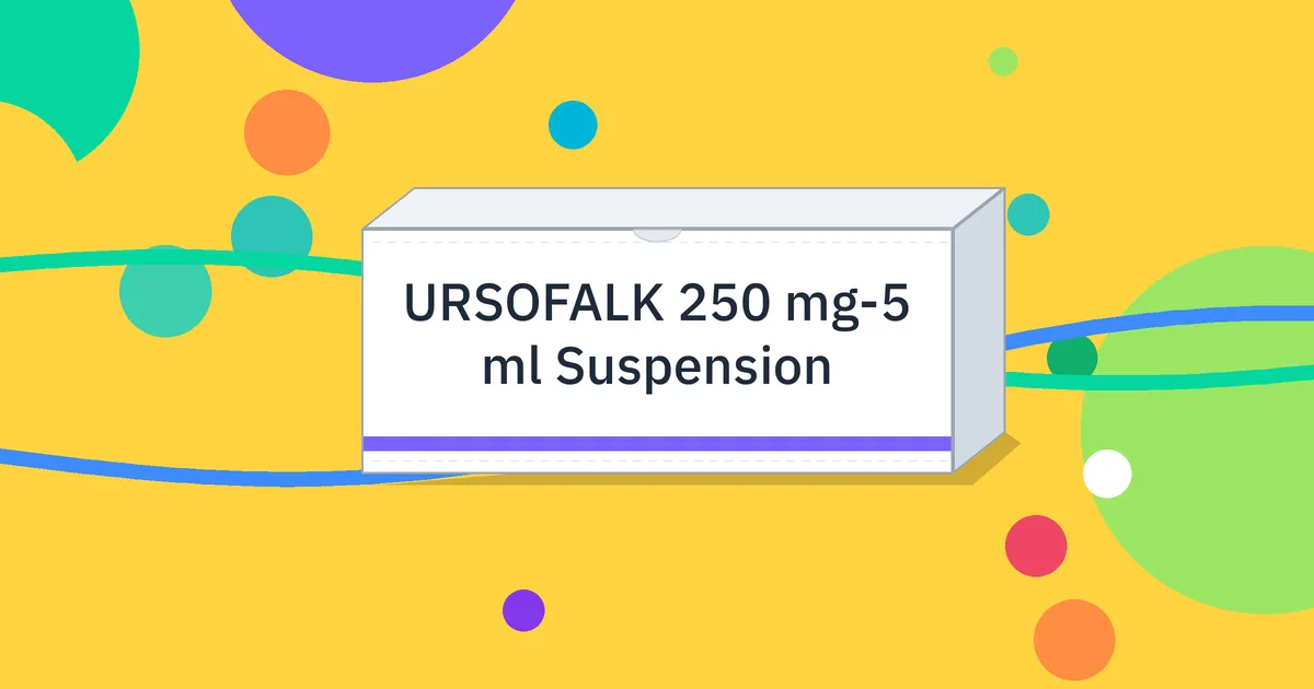 Symbolbild: Packung mit der Aufschrift URSOFALK 250 mg-5 ml Suspension (PZN 19065864) – Verfügbarkeit und Bezug in Apotheken in Frankfurt am Main