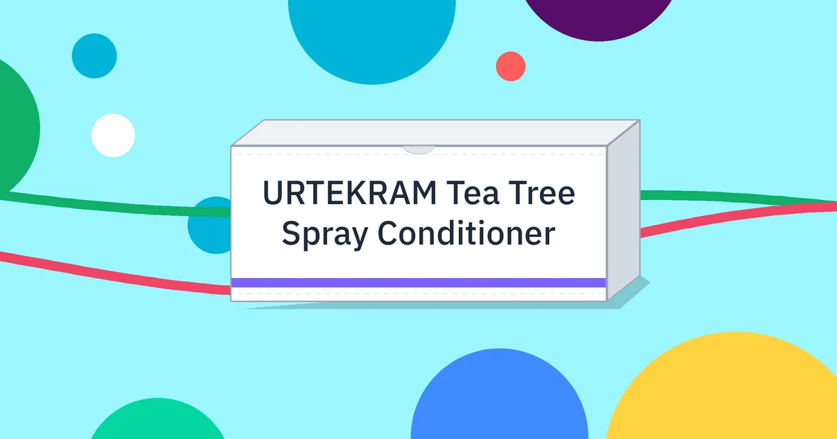 Symbolbild: Packung mit der Aufschrift URTEKRAM Tea Tree Spray Conditioner (PZN 18820844) – Verfügbarkeit und Bezug in Apotheken in Frankfurt am Main