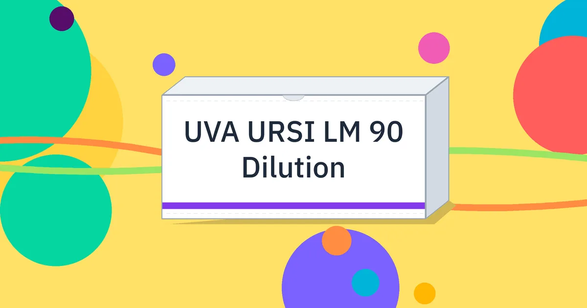 Symbolbild: Packung mit der Aufschrift UVA URSI LM 90 Dilution (PZN 13259509) – Verfügbarkeit und Bezug in Apotheken in Frankfurt am Main