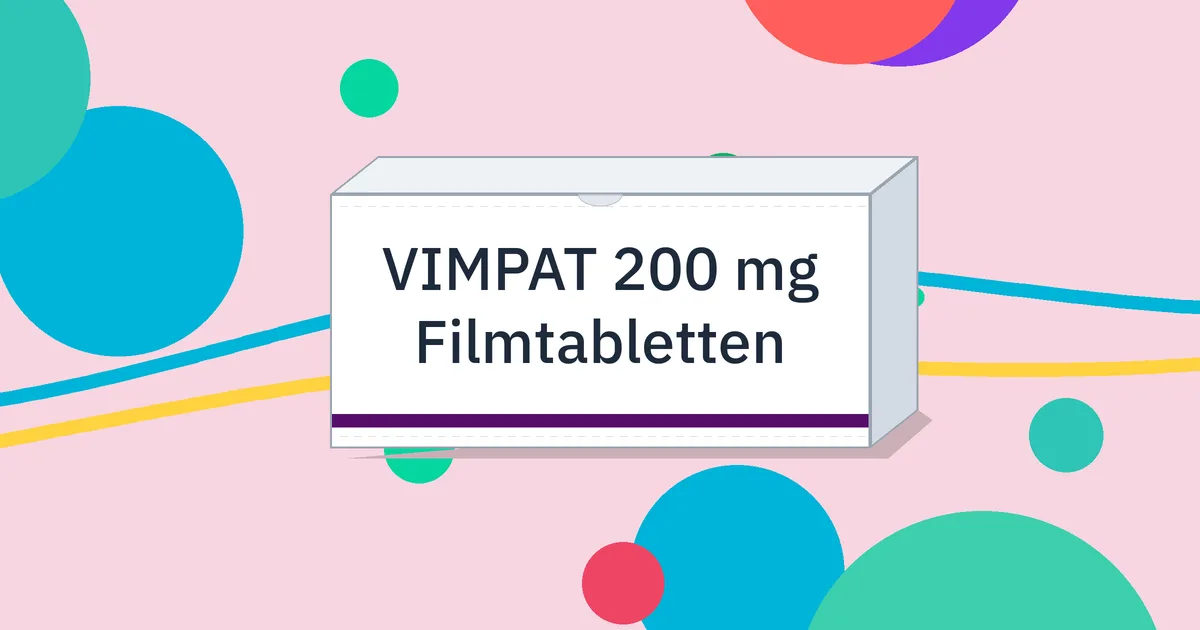 Symbolbild: Packung mit der Aufschrift VIMPAT 200 mg Filmtabletten (PZN 09195927) – Verfügbarkeit und Bezug in Apotheken in Frankfurt am Main