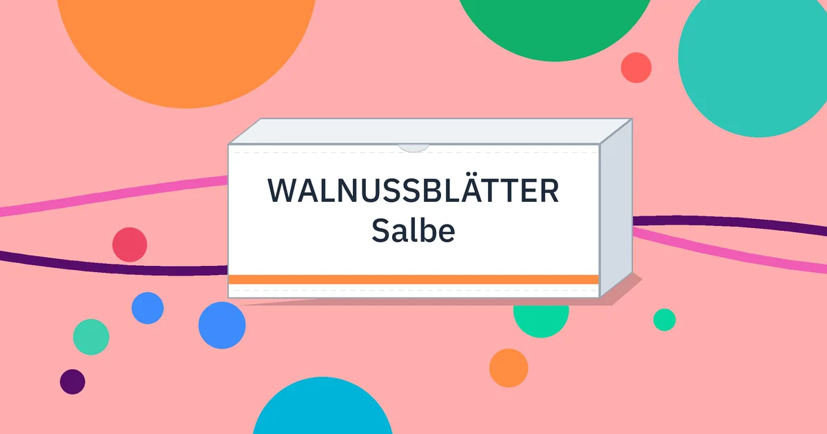 Symbolbild: Packung mit der Aufschrift WALNUSSBLÄTTER Salbe (PZN 17377453) – Verfügbarkeit und Bezug in Apotheken in Frankfurt am Main