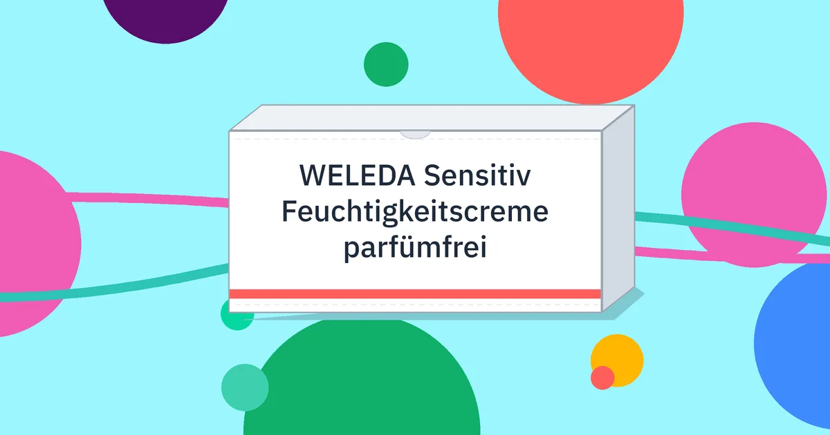 Symbolbild: Packung mit der Aufschrift WELEDA Sensitiv Feuchtigkeitscreme parfümfrei (PZN 19444538) – Verfügbarkeit und Bezug in Apotheken in Frankfurt am Main