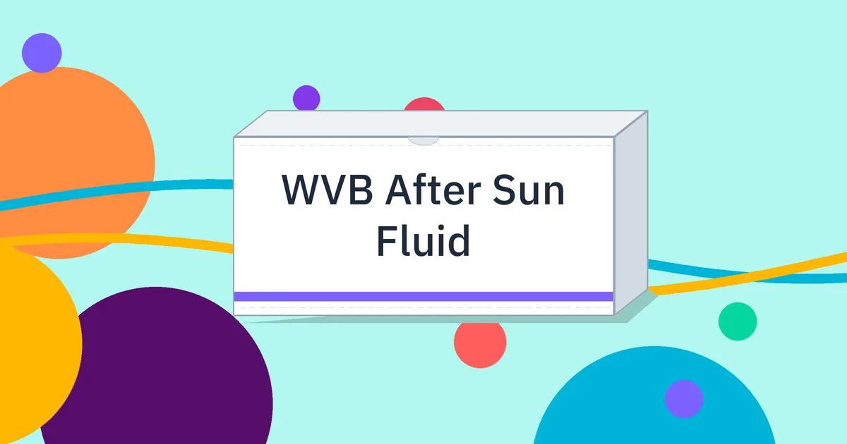 Symbolbild: Packung mit der Aufschrift WVB After Sun Fluid (PZN 18099482) – Verfügbarkeit und Bezug in Apotheken in Frankfurt am Main