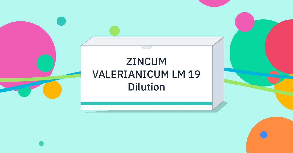 Symbolbild: Packung mit der Aufschrift ZINCUM VALERIANICUM LM 19 Dilution (PZN 13301039) – Verfügbarkeit und Bezug in Apotheken in Frankfurt am Main