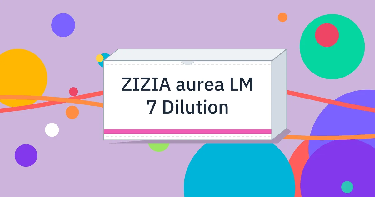 Symbolbild: Packung mit der Aufschrift ZIZIA aurea LM 7 Dilution (PZN 13303446) – Verfügbarkeit und Bezug in Apotheken in Frankfurt am Main