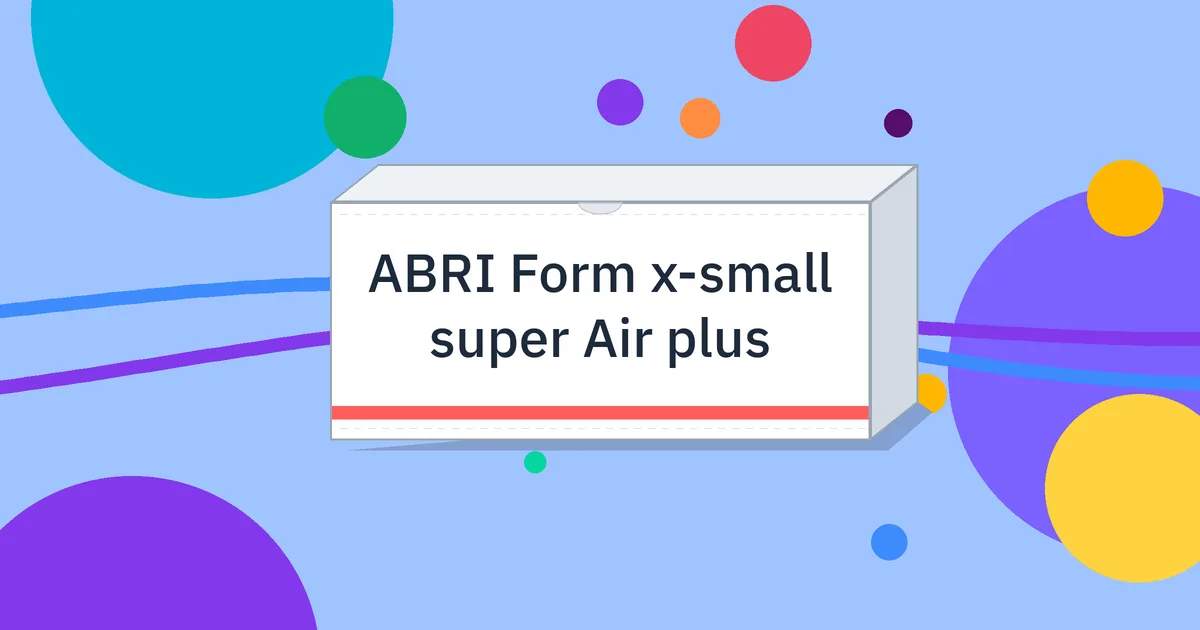 Symbolbild: Packung mit der Aufschrift ABRI Form x-small super Air plus (PZN 04607495) – Verfügbarkeit und Bezug in Apotheken in Frankfurt am Main