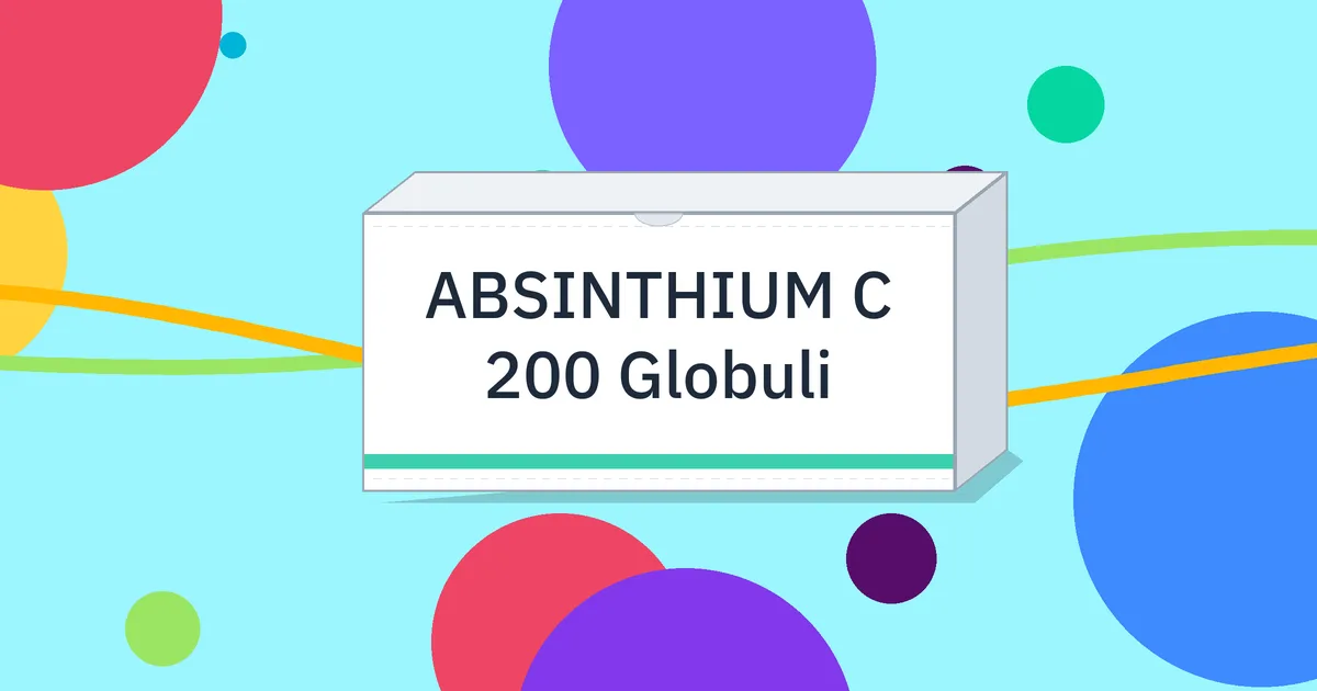 Symbolbild: Packung mit der Aufschrift ABSINTHIUM C 200 Globuli (PZN 16688197) – Verfügbarkeit und Bezug in Apotheken in Frankfurt am Main