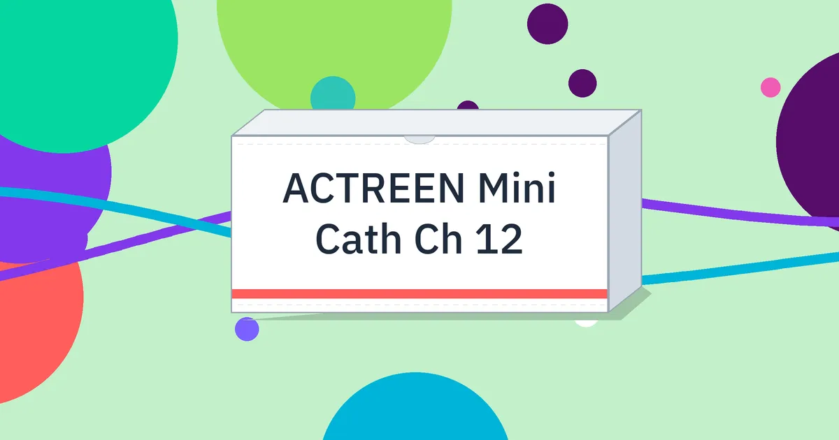 Symbolbild: Packung mit der Aufschrift ACTREEN Mini Cath Ch 12 (PZN 18295496) – Verfügbarkeit und Bezug in Apotheken in Frankfurt am Main