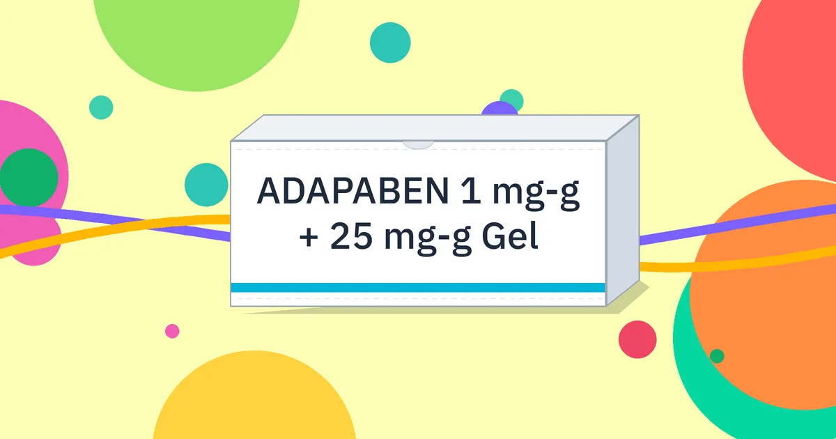 Symbolbild: Packung mit der Aufschrift ADAPABEN 1 mg-g + 25 mg-g Gel (PZN 18446736) – Verfügbarkeit und Bezug in Apotheken in Frankfurt am Main