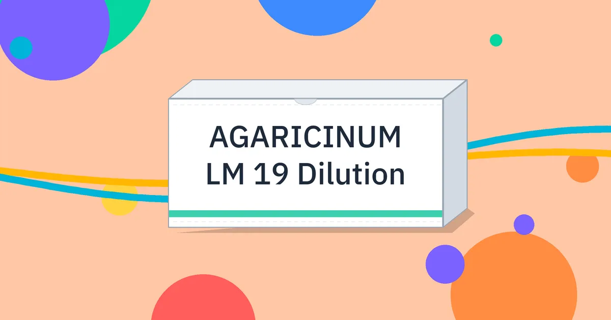 Symbolbild: Packung mit der Aufschrift AGARICINUM LM 19 Dilution (PZN 13303073) – Verfügbarkeit und Bezug in Apotheken in Frankfurt am Main