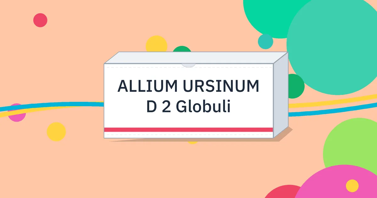 Symbolbild: Packung mit der Aufschrift ALLIUM URSINUM D 2 Globuli (PZN 16688665) – Verfügbarkeit und Bezug in Apotheken in Frankfurt am Main