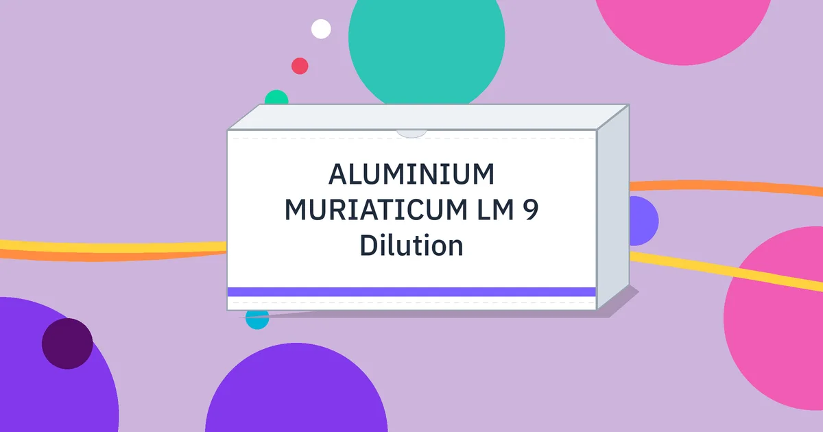 Symbolbild: Packung mit der Aufschrift ALUMINIUM MURIATICUM LM 9 Dilution (PZN 13316650) – Verfügbarkeit und Bezug in Apotheken in Frankfurt am Main