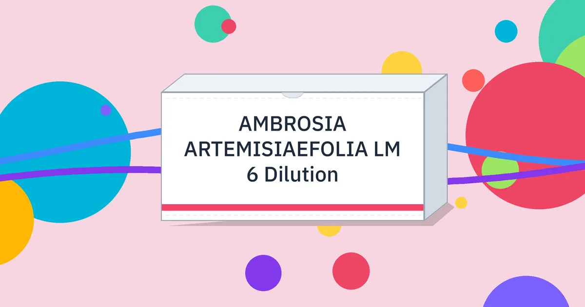 Symbolbild: Packung mit der Aufschrift AMBROSIA ARTEMISIAEFOLIA LM 6 Dilution (PZN 13318011) – Verfügbarkeit und Bezug in Apotheken in Frankfurt am Main