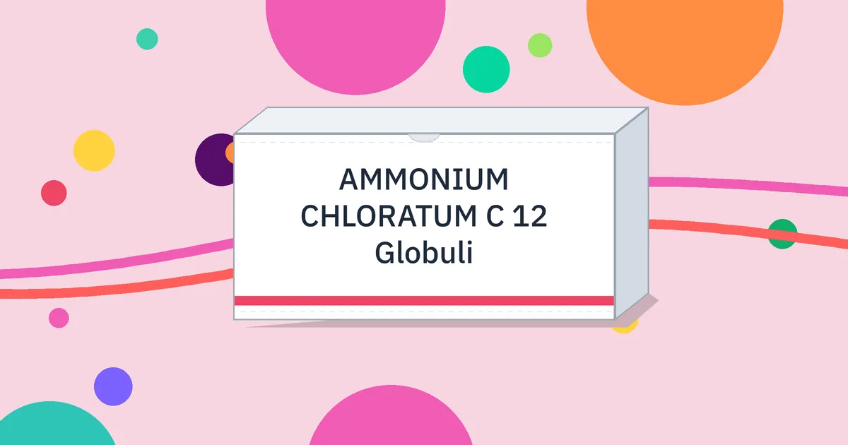 Symbolbild: Packung mit der Aufschrift AMMONIUM CHLORATUM C 12 Globuli (PZN 19716439) – Verfügbarkeit und Bezug in Apotheken in Frankfurt am Main