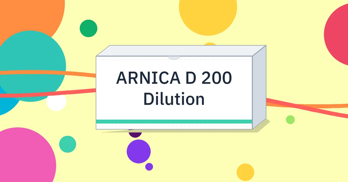 Symbolbild: Packung mit der Aufschrift ARNICA D 200 Dilution (PZN 04204917) – Verfügbarkeit und Bezug in Apotheken in Frankfurt am Main