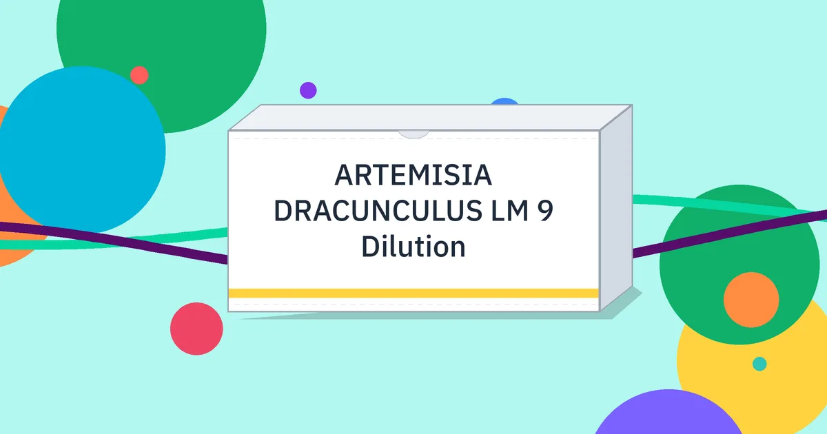Symbolbild: Packung mit der Aufschrift ARTEMISIA DRACUNCULUS LM 9 Dilution (PZN 13394124) – Verfügbarkeit und Bezug in Apotheken in Frankfurt am Main