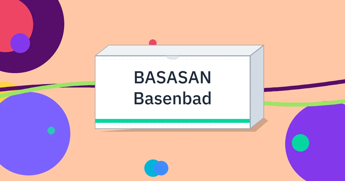 Symbolbild: Packung mit der Aufschrift BASASAN Basenbad (PZN 14252892) – Verfügbarkeit und Bezug in Apotheken in Frankfurt am Main