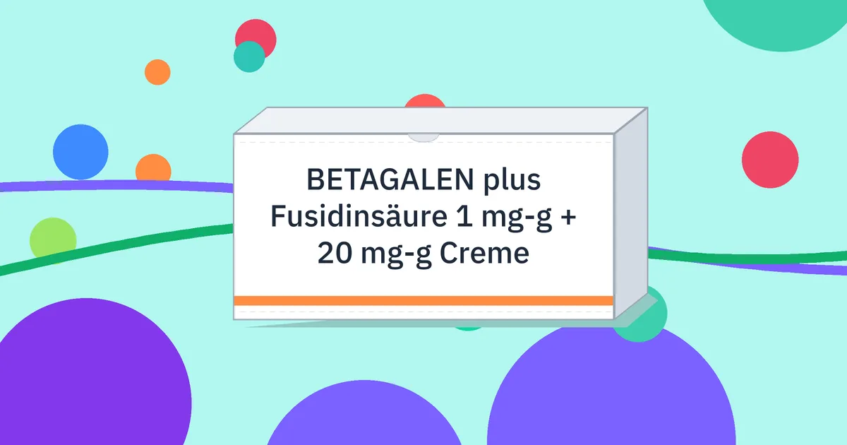 Symbolbild: Packung mit der Aufschrift BETAGALEN plus Fusidinsäure 1 mg-g + 20 mg-g Creme (PZN 19461092) – Verfügbarkeit und Bezug in Apotheken in Frankfurt am Main
