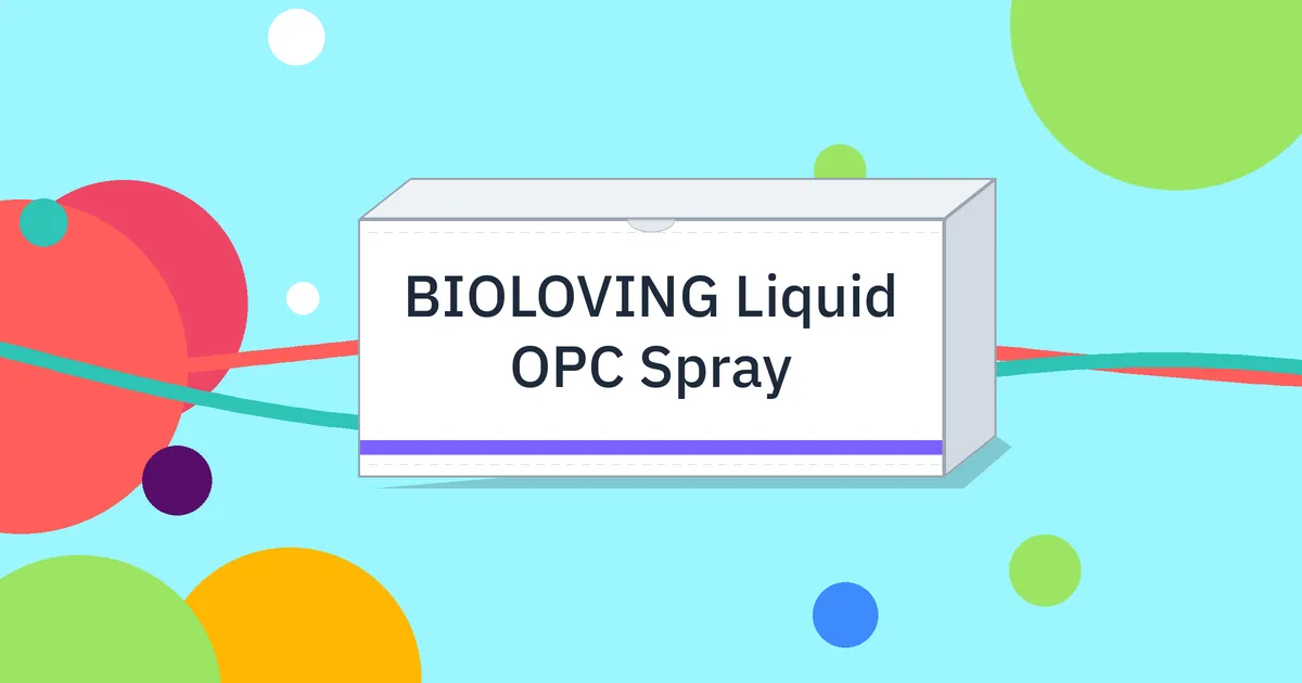 Symbolbild: Packung mit der Aufschrift BIOLOVING Liquid OPC Spray (PZN 20290945) – Verfügbarkeit und Bezug in Apotheken in Frankfurt am Main