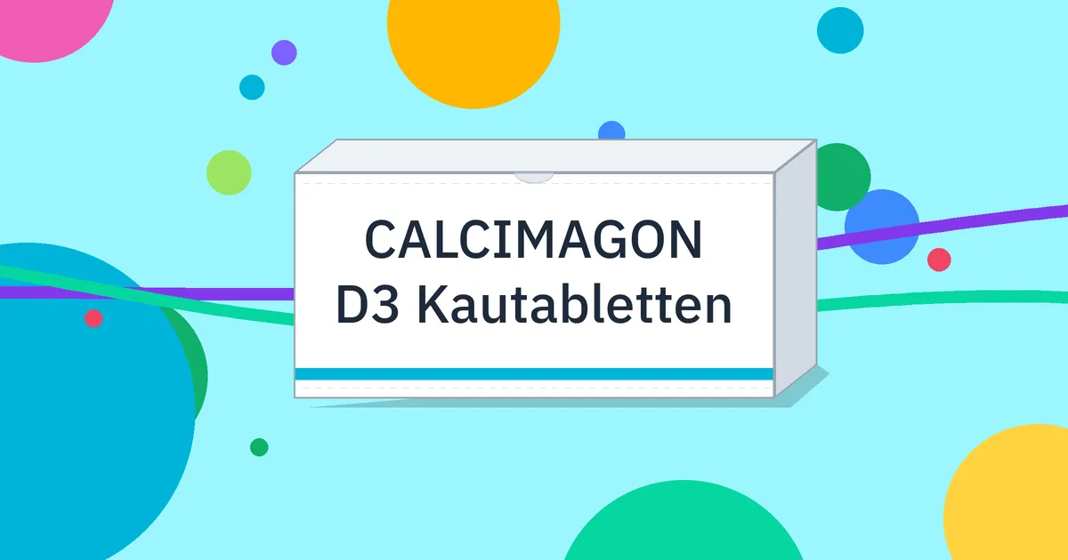 Symbolbild: Packung mit der Aufschrift CALCIMAGON D3 Kautabletten (PZN 01164726) – Verfügbarkeit und Bezug in Apotheken in Frankfurt am Main