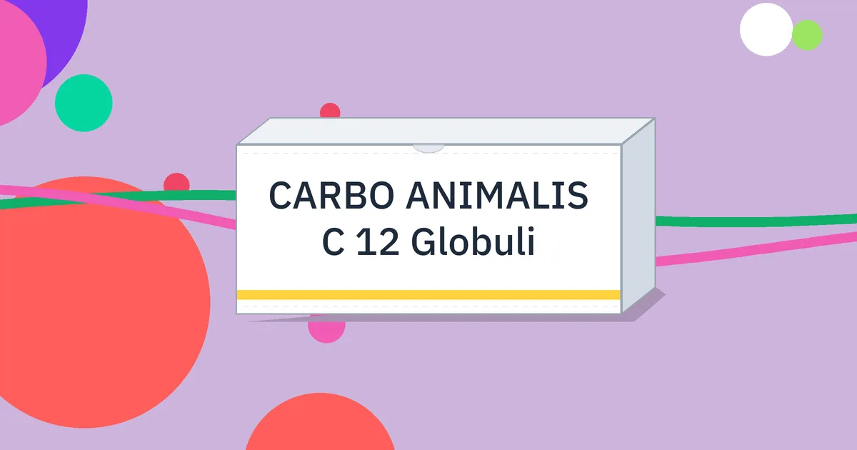 Symbolbild: Packung mit der Aufschrift CARBO ANIMALIS C 12 Globuli (PZN 16695725) – Verfügbarkeit und Bezug in Apotheken in Frankfurt am Main