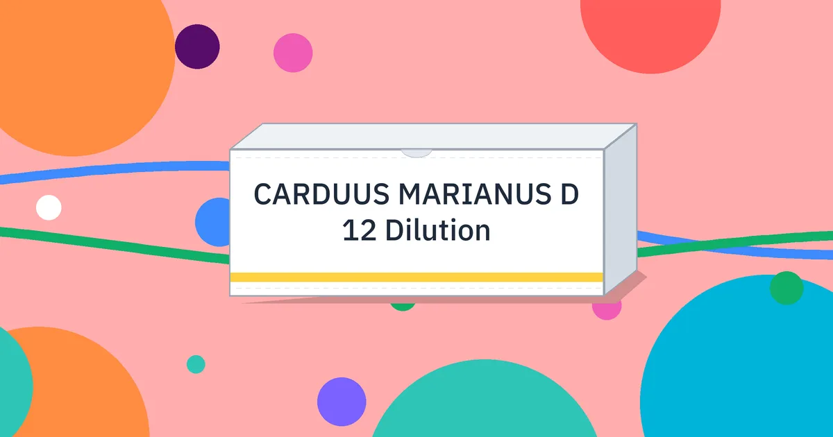 Symbolbild: Packung mit der Aufschrift CARDUUS MARIANUS D 12 Dilution (PZN 02610062) – Verfügbarkeit und Bezug in Apotheken in Frankfurt am Main