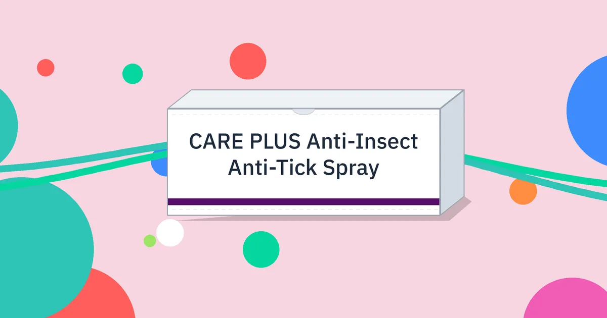 Symbolbild: Packung mit der Aufschrift CARE PLUS Anti-Insect Anti-Tick Spray (PZN 16652383) – Verfügbarkeit und Bezug in Apotheken in Frankfurt am Main