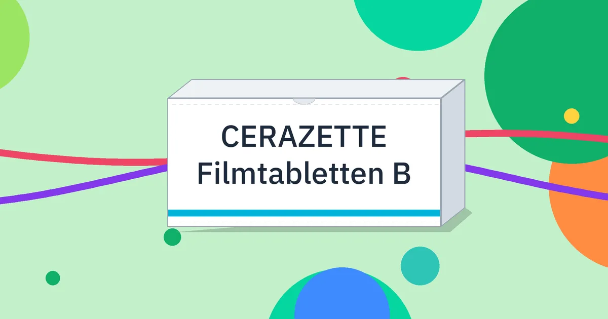 Symbolbild: Packung mit der Aufschrift CERAZETTE Filmtabletten B (PZN 06618669) – Verfügbarkeit und Bezug in Apotheken in Frankfurt am Main