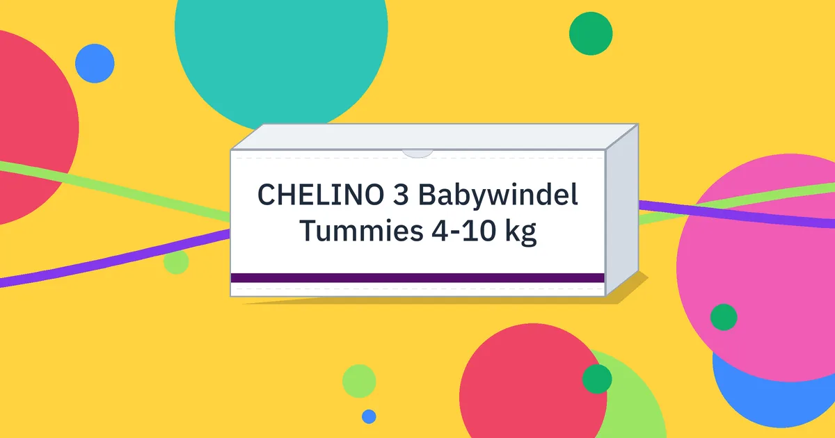 Symbolbild: Packung mit der Aufschrift CHELINO 3 Babywindel Tummies 4-10 kg (PZN 11132992) – Verfügbarkeit und Bezug in Apotheken in Frankfurt am Main