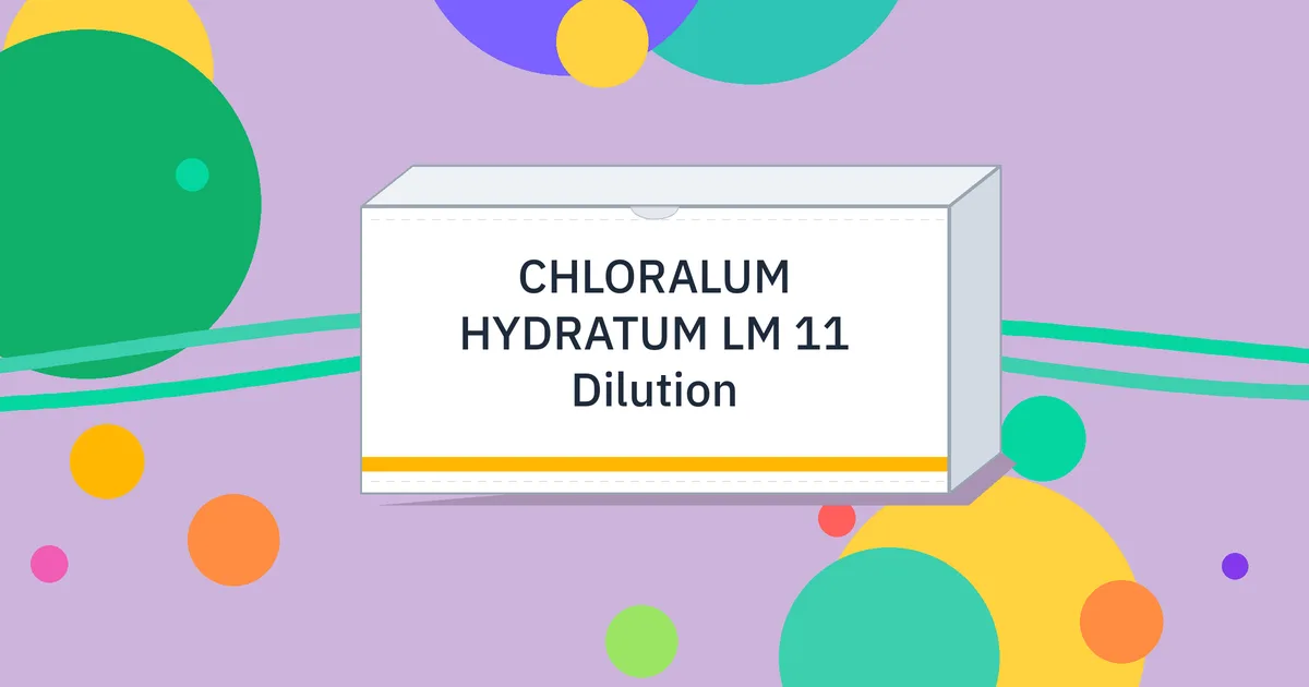 Symbolbild: Packung mit der Aufschrift CHLORALUM HYDRATUM LM 11 Dilution (PZN 13444069) – Verfügbarkeit und Bezug in Apotheken in Frankfurt am Main