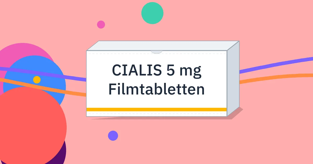 Symbolbild: Packung mit der Aufschrift CIALIS 5 mg Filmtabletten (PZN 01133074) – Verfügbarkeit und Bezug in Apotheken in Frankfurt am Main
