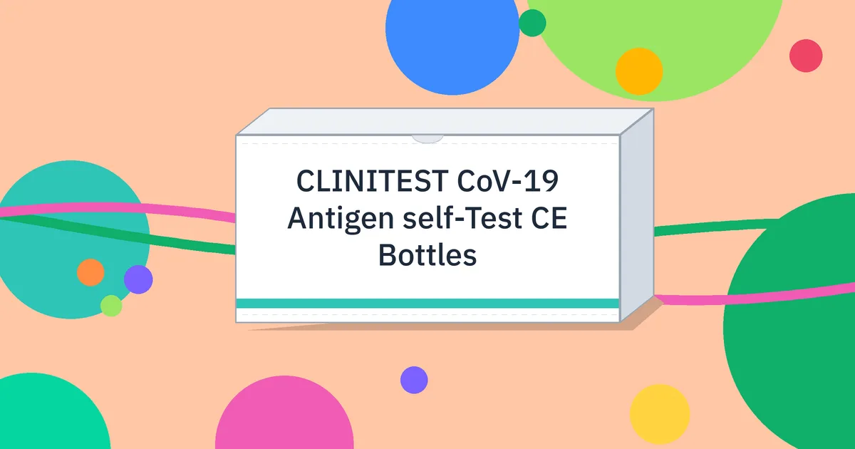 Symbolbild: Packung mit der Aufschrift CLINITEST CoV-19 Antigen self-Test CE Bottles (PZN 17623455) – Verfügbarkeit und Bezug in Apotheken in Frankfurt am Main