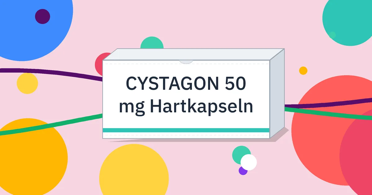 Symbolbild: Packung mit der Aufschrift CYSTAGON 50 mg Hartkapseln (PZN 08636140) – Verfügbarkeit und Bezug in Apotheken in Frankfurt am Main