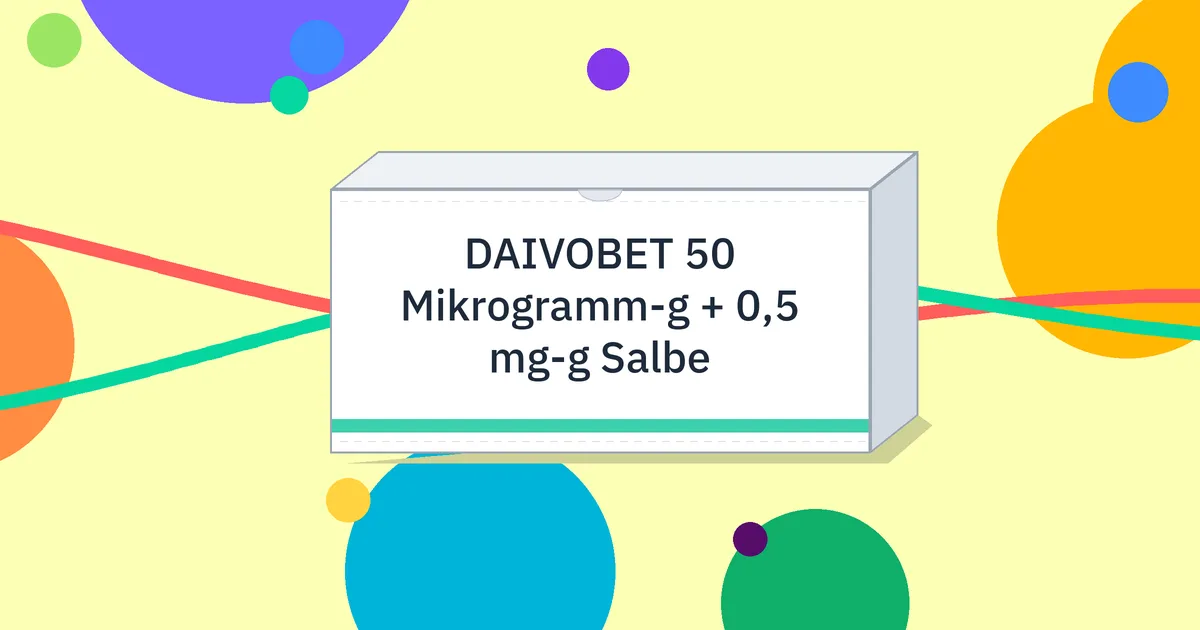 Symbolbild: Packung mit der Aufschrift DAIVOBET 50 Mikrogramm-g + 0,5 mg-g Salbe (PZN 02710013) – Verfügbarkeit und Bezug in Apotheken in Frankfurt am Main