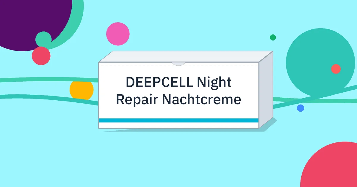 Symbolbild: Packung mit der Aufschrift DEEPCELL Night Repair Nachtcreme (PZN 19877734) – Verfügbarkeit und Bezug in Apotheken in Frankfurt am Main