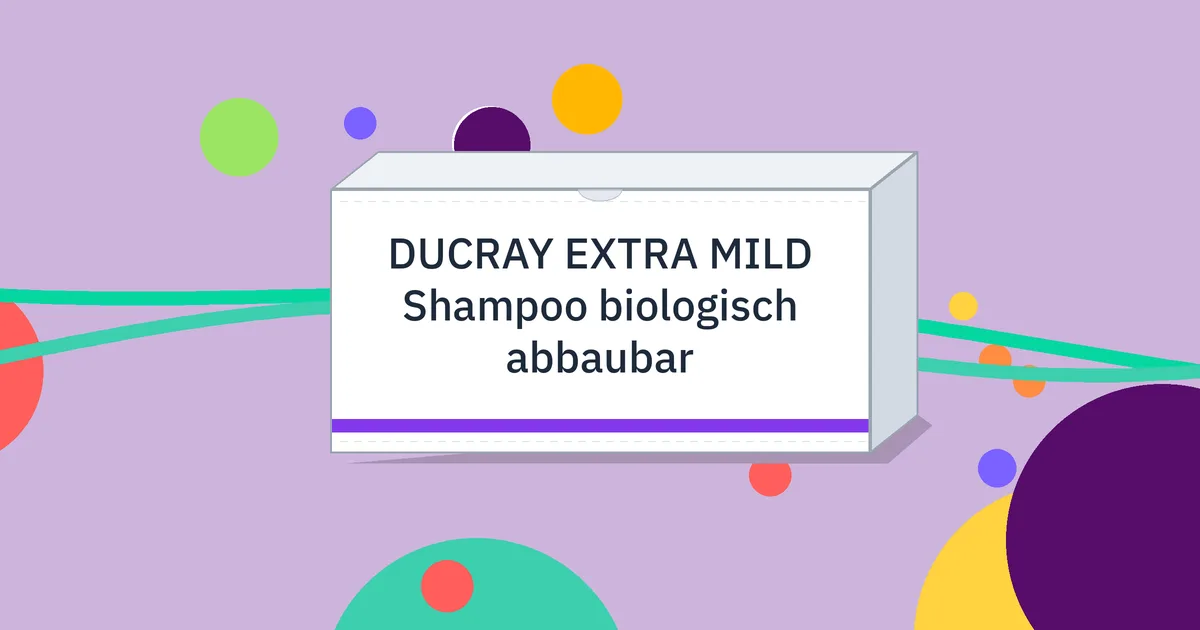 Symbolbild: Packung mit der Aufschrift DUCRAY EXTRA MILD Shampoo biologisch abbaubar (PZN 08816215) – Verfügbarkeit und Bezug in Apotheken in Frankfurt am Main