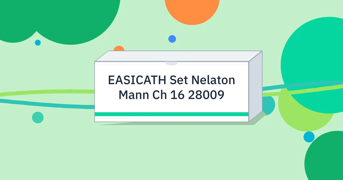 Symbolbild: Packung mit der Aufschrift EASICATH Set Nelaton Mann Ch 16 28009 (PZN 00599215) – Verfügbarkeit und Bezug in Apotheken in Frankfurt am Main