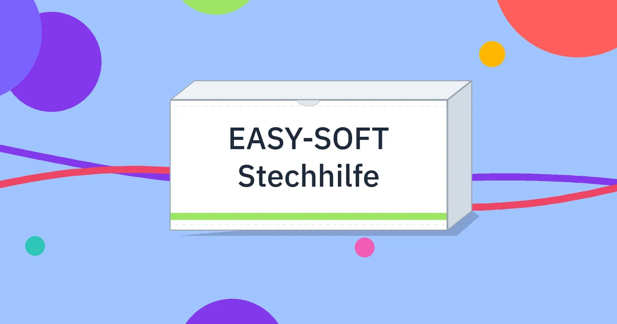Symbolbild: Packung mit der Aufschrift EASY-SOFT Stechhilfe (PZN 20329162) – Verfügbarkeit und Bezug in Apotheken in Frankfurt am Main