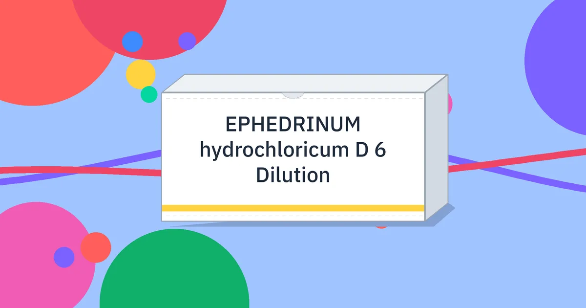 Symbolbild: Packung mit der Aufschrift EPHEDRINUM hydrochloricum D 6 Dilution (PZN 07456571) – Verfügbarkeit und Bezug in Apotheken in Frankfurt am Main