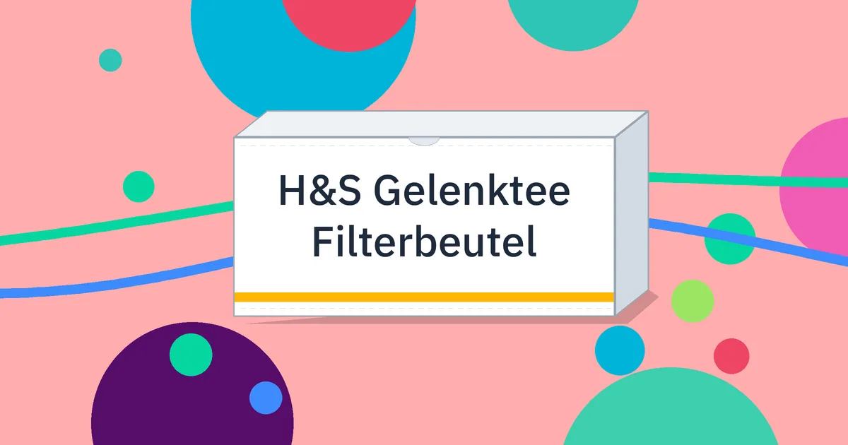 Symbolbild: Packung mit der Aufschrift H&S Gelenktee Filterbeutel (PZN 15571317) – Verfügbarkeit und Bezug in Apotheken in Frankfurt am Main