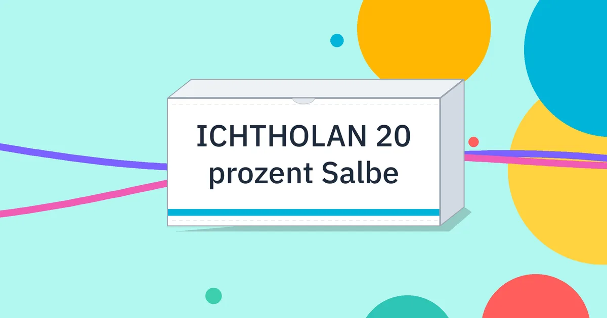Symbolbild: Packung mit der Aufschrift ICHTHOLAN 20 prozent Salbe (PZN 18131665) – Verfügbarkeit und Bezug in Apotheken in Frankfurt am Main