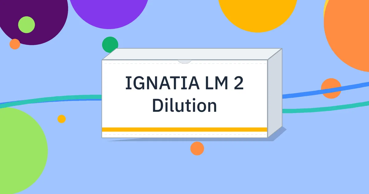 Symbolbild: Packung mit der Aufschrift IGNATIA LM 2 Dilution (PZN 12911557) – Verfügbarkeit und Bezug in Apotheken in Frankfurt am Main