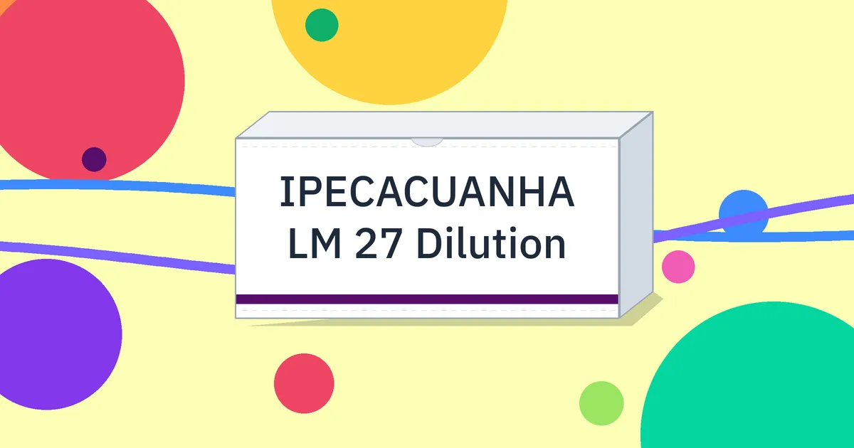 Symbolbild: Packung mit der Aufschrift IPECACUANHA LM 27 Dilution (PZN 12913131) – Verfügbarkeit und Bezug in Apotheken in Frankfurt am Main